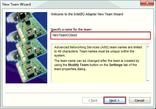CCBoot Cloud wiki - Server NIC teaming