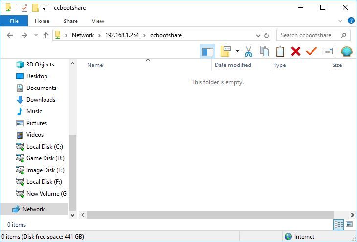 CCBoot Cloud wiki - Change gateway for clients for different internet