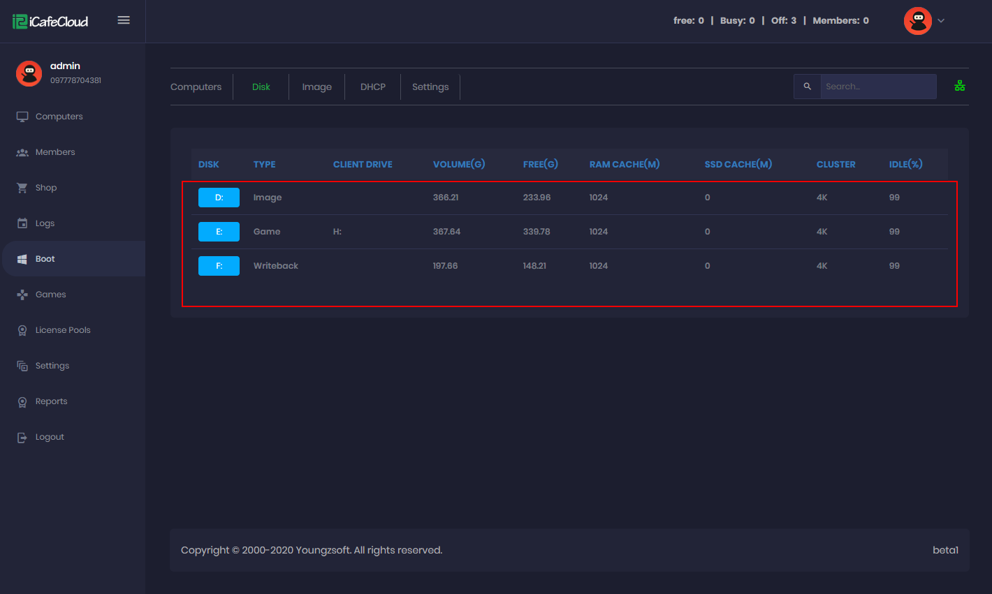 CCBoot Cloud wiki - Client cache