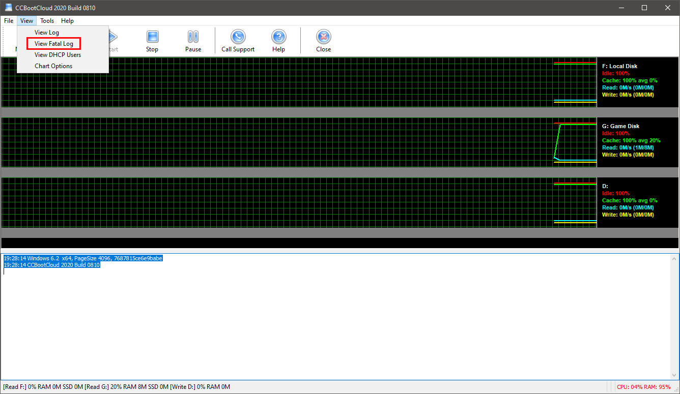 CCBoot Cloud wiki - Tools menu