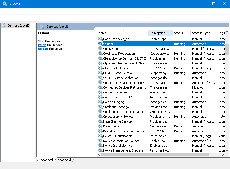 CCBoot Cloud wiki - Client properties