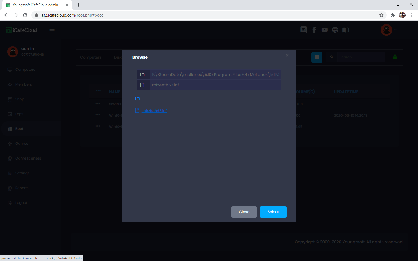 CCBoot Cloud wiki - Additional options in CCBoot client
