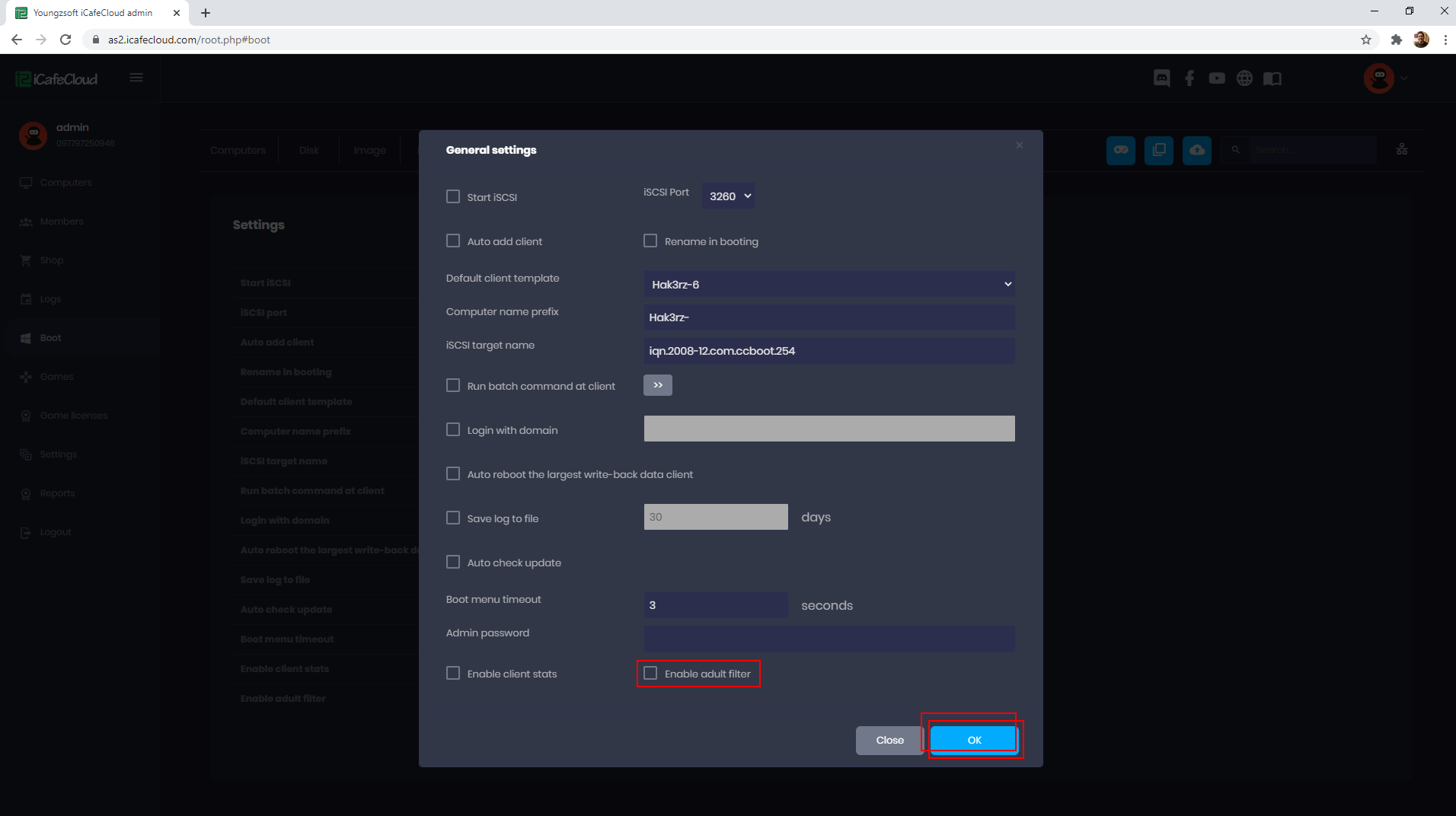 CCBoot Cloud wiki - Local payment