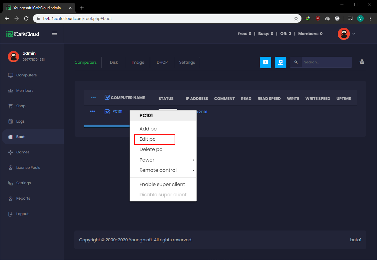 CCBoot Cloud wiki - Client cache