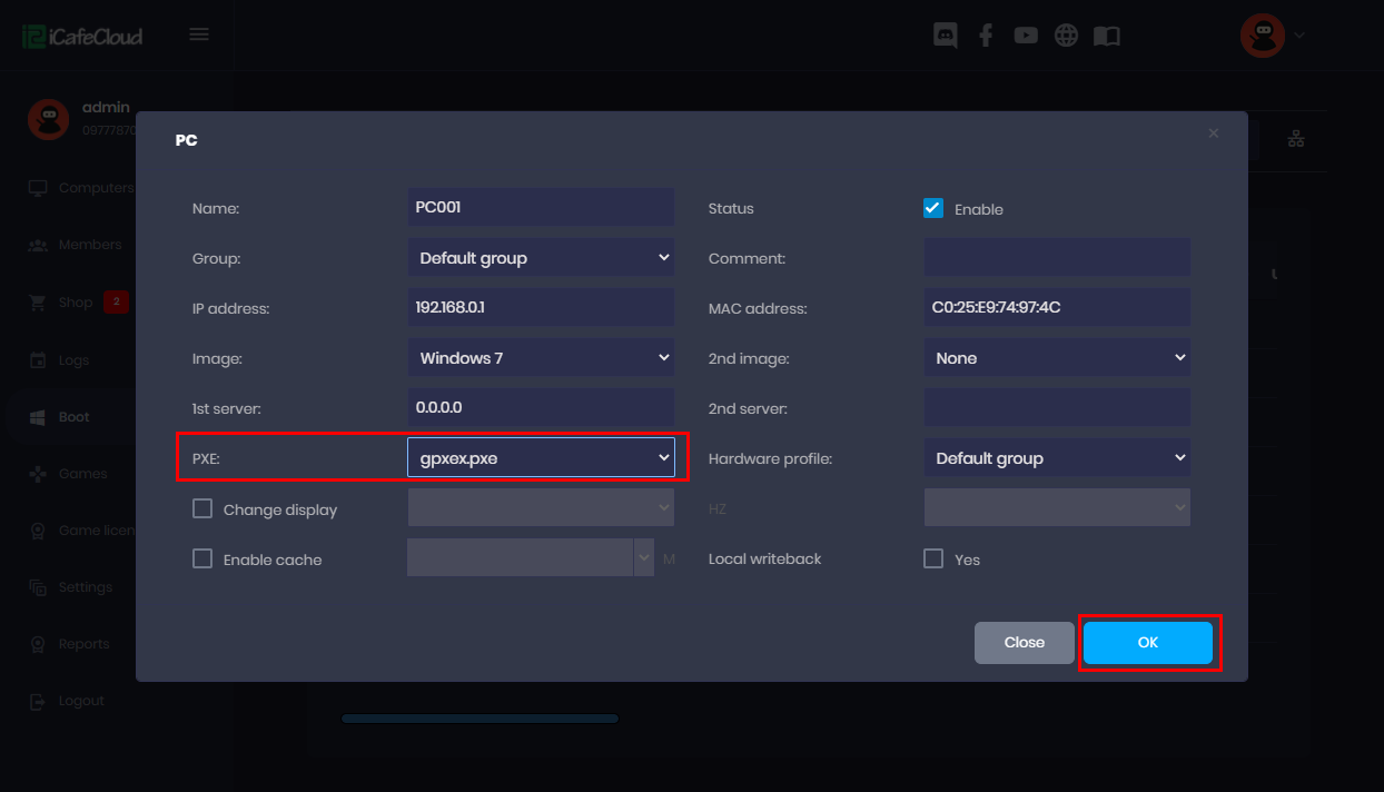CCBoot Cloud wiki - MSI with UEFI SECURE BOOT