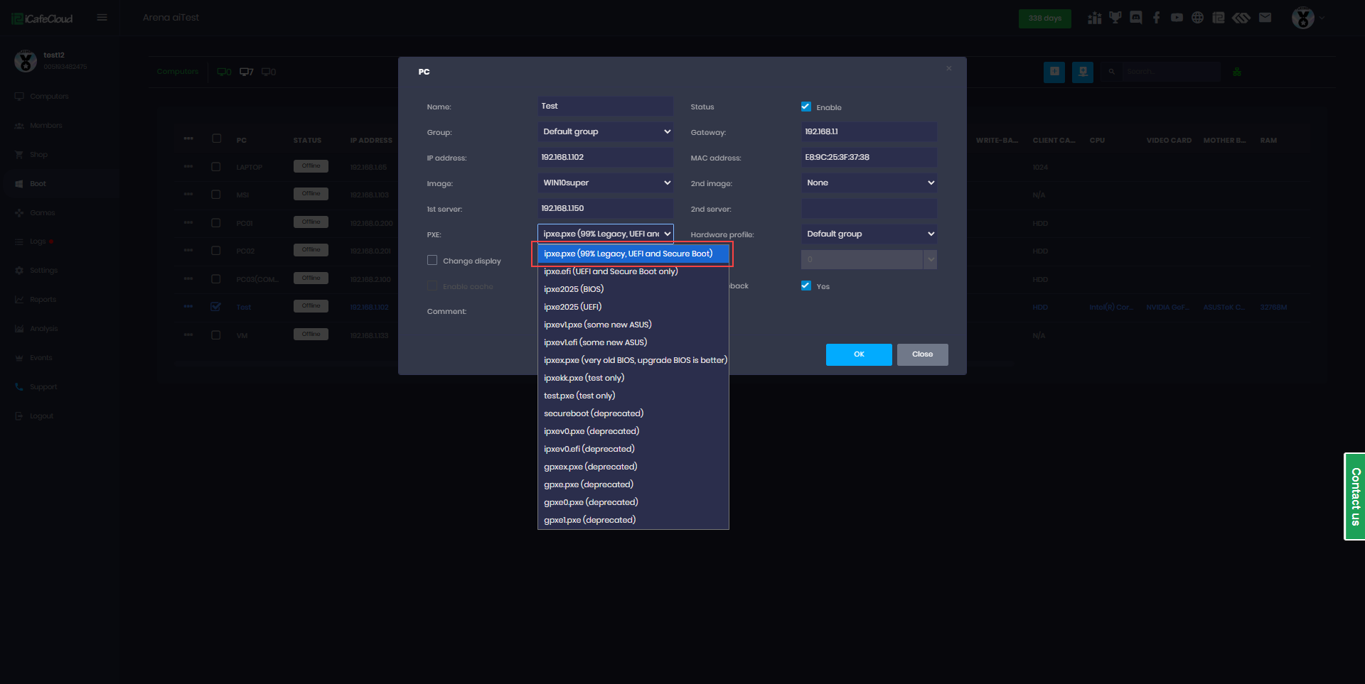 CCBoot Cloud wiki - Work as CCDISK