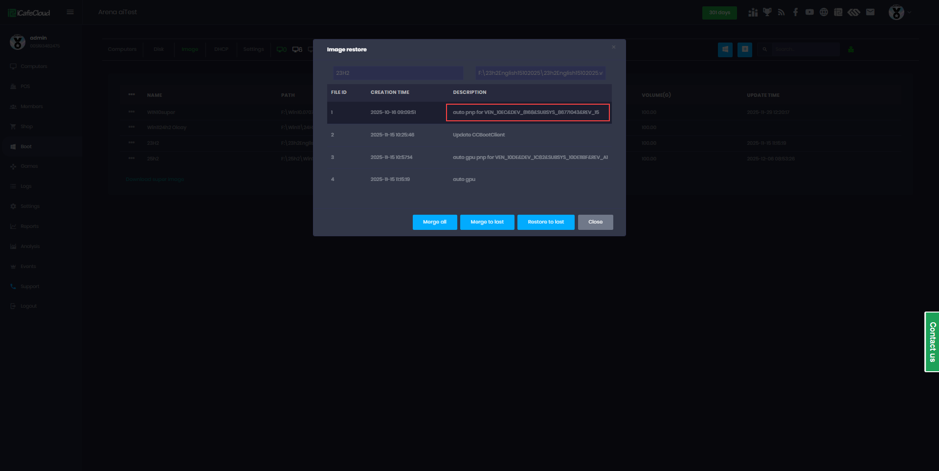 CCBoot Cloud wiki - Work as CCDISK