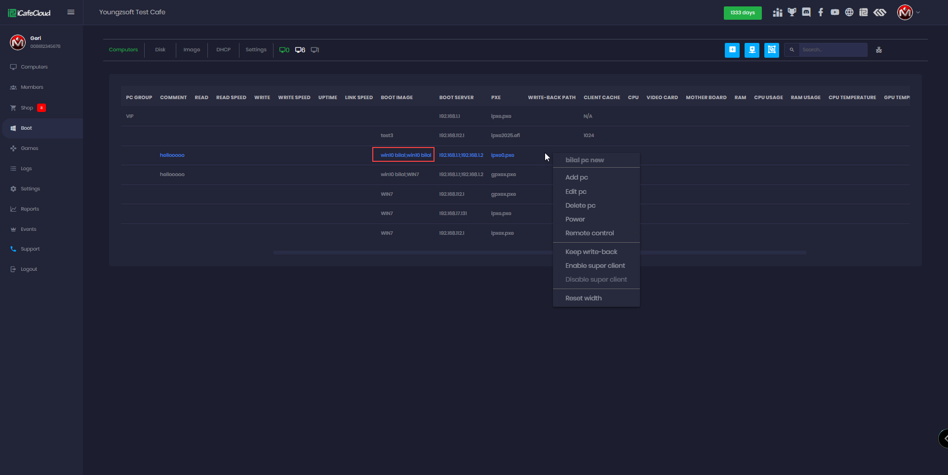 CCBoot Cloud wiki - Work as CCDISK