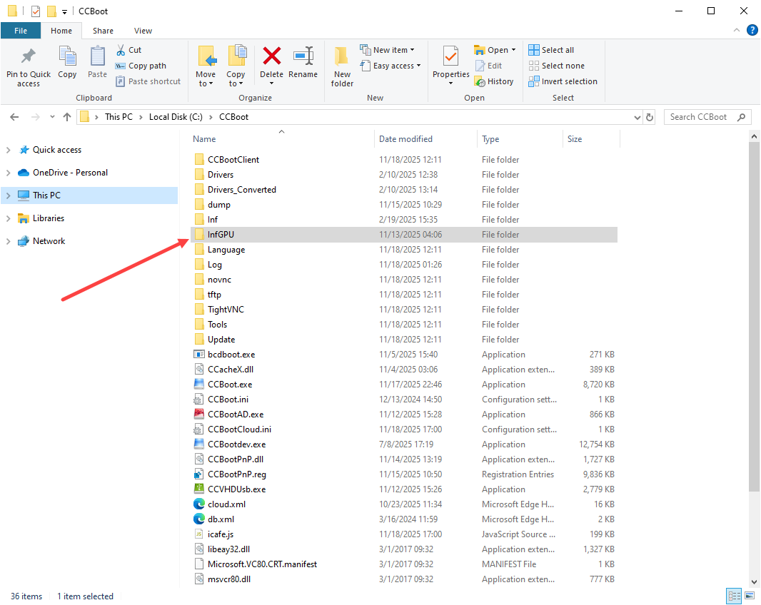 CCBoot Cloud wiki - Configure DHCP