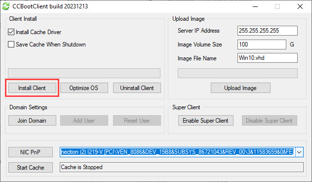 CCBoot Cloud wiki - Corrupted Disk