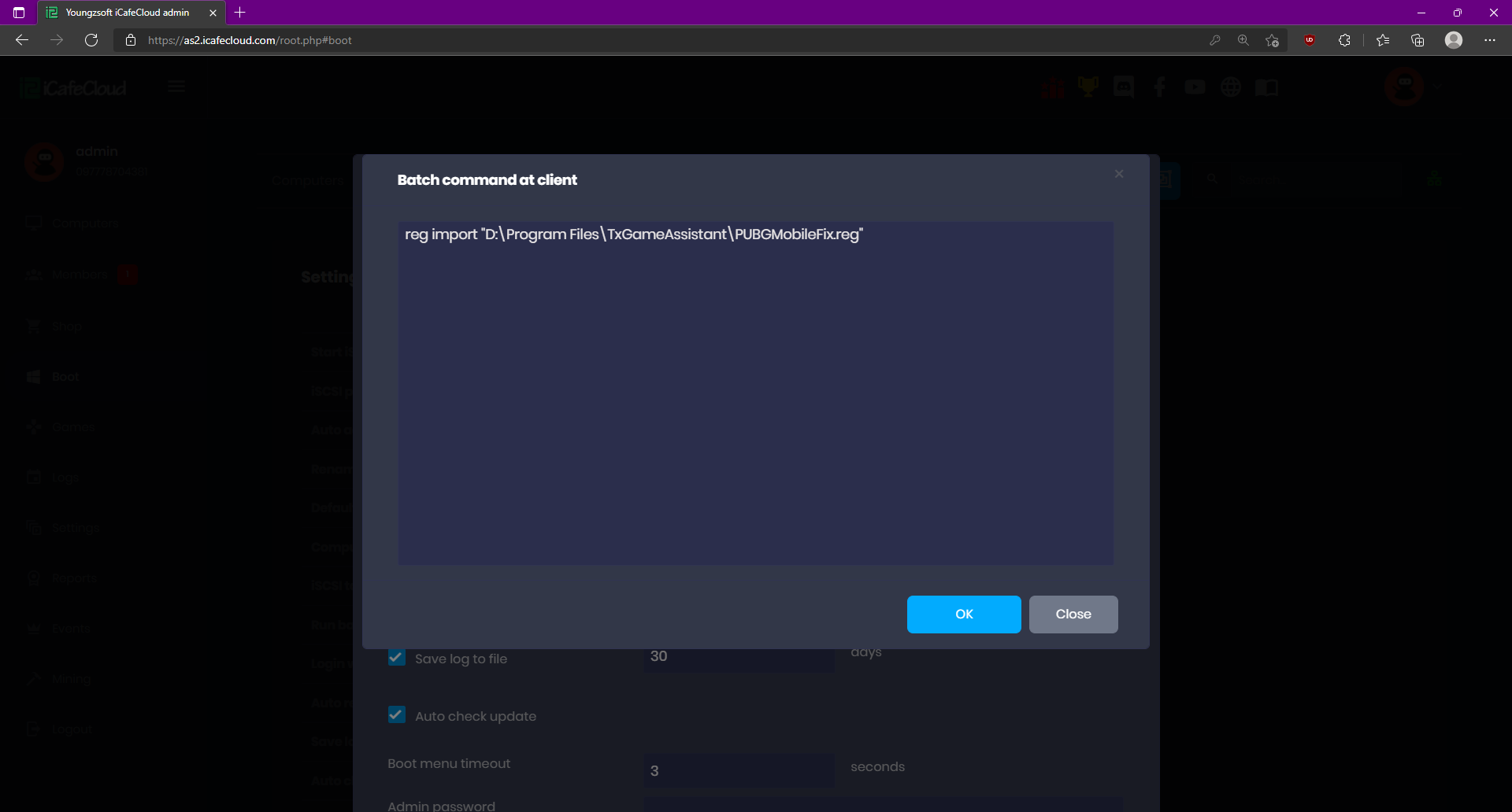 CCBoot Cloud wiki - Create boot image