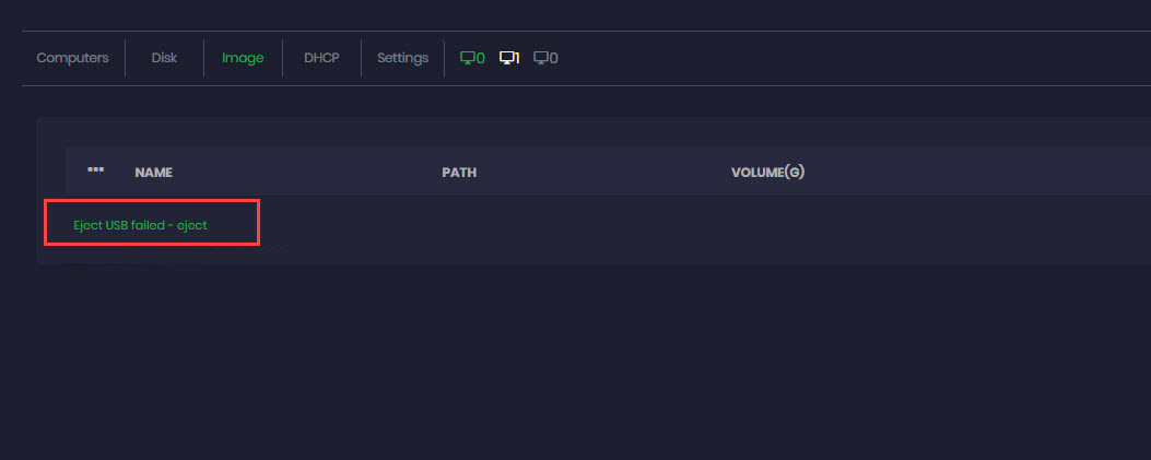 CCBoot Cloud wiki - Mount/unmount image